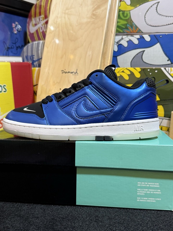 NIKE SB AIR FORCE 2 LOW QS SKATE NEW RARE DS AUTHENTIC US 9.5 AV3800 ...
