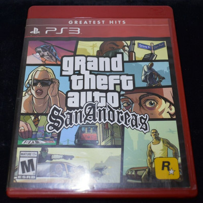 Rockstar Games Grand Theft Auto: San Andreas (Sony PlayStation 3, 2015 ...