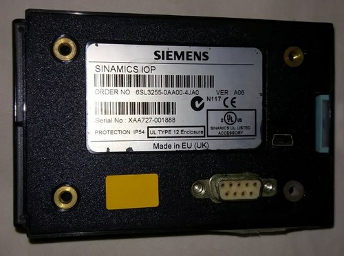 Siemens 6SL3255-0AA00-4JA0 sinamics g120 intelligent operator panel(iop ...