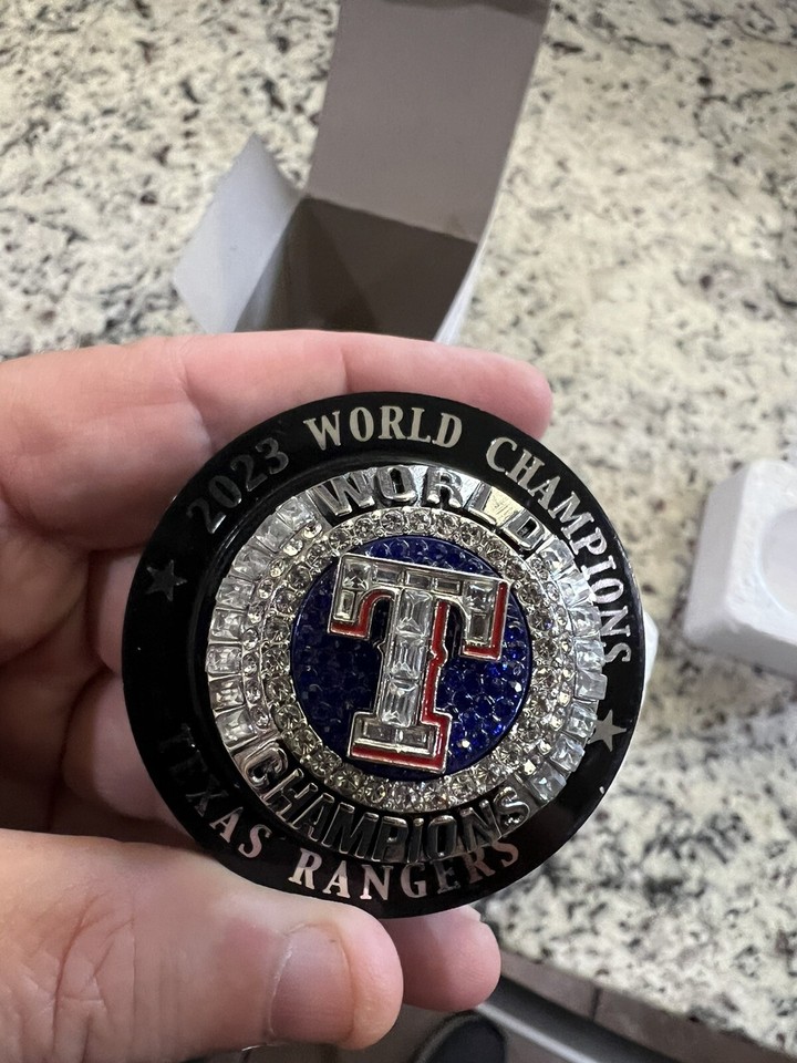 Texas Rangers World Series Champion Ring SGA 6/4/24 Marcus Semien | eBay