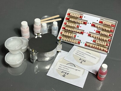 EZ HOME DENTURE KIT DIY DO IT YOURSELF DENTURE KIT WITH TUTORIAL DVD GUIDE | eBay