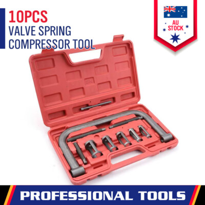 10Piece Valve Spring Compressor Tool Kit for Car Motorcycle Petrol ...