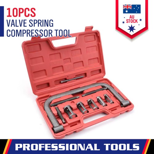 10Piece Valve Spring Compressor Tool Kit for Car Motorcycle Petrol ...