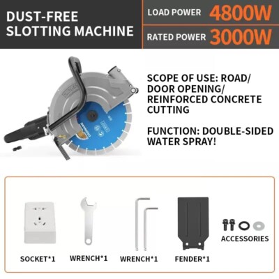 Handheld Cutter Professional Dustless Grooving Machine Cutting Machine ...