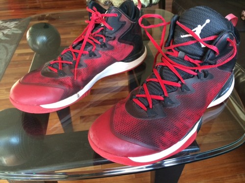 Nike Air Jordan Ln3 basketball Black/Red Men shoes Sz 13 US Defect | eBay