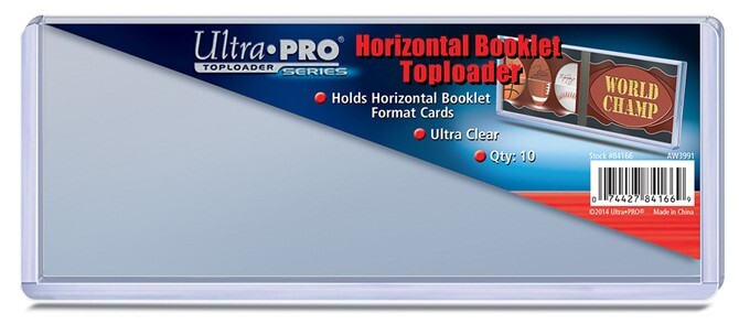 Ultra Pro Clear Horizontal Booklet Topload Toploader NEW | eBay