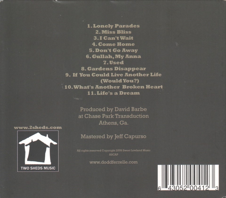 Lonely Parades by Dodd Ferrelle (CD, 2009) Elvis Costello Meets Son ...