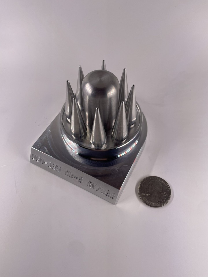 CNC Machined Miniature Trident Submarine Missile Warhead Model UGM-133 ...