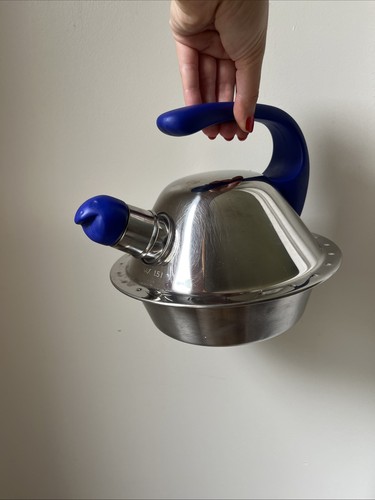 Efverlund Vinka IKEA Stainless Steel UFO Turtle Tea Kettle Blue W ...