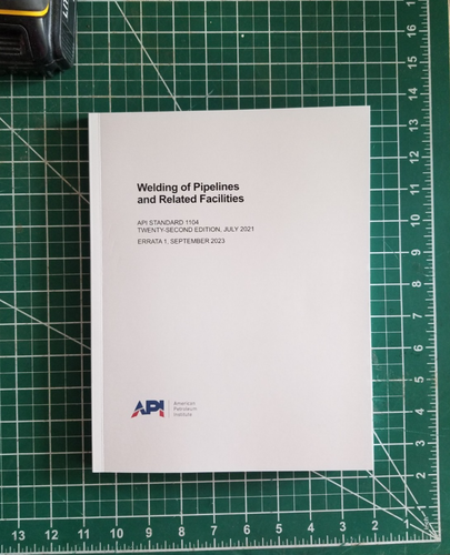 API 1104 - 22nd Edition - WELDING OF PIPELINES AND RELATED FACILITIES ...