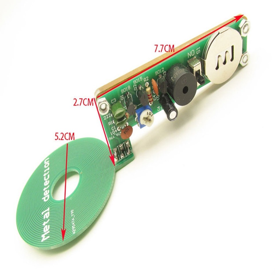 Handheld Metal Detection Kit DIY Easy Assemble for Electronics Bastler ...