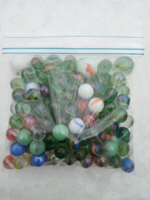 Lot 140 billes + 6 calots (différentes variétés) (plus de 900g de ...