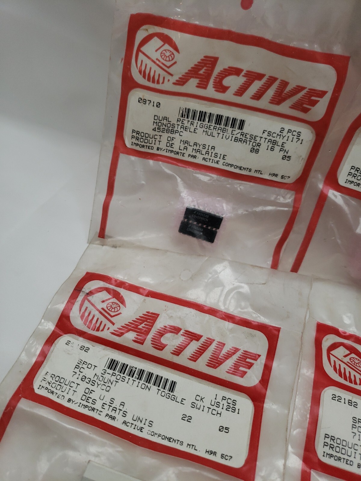 Lot of 23 Packages Radio Shack Active Electronics Parts New-Old-Stock ...