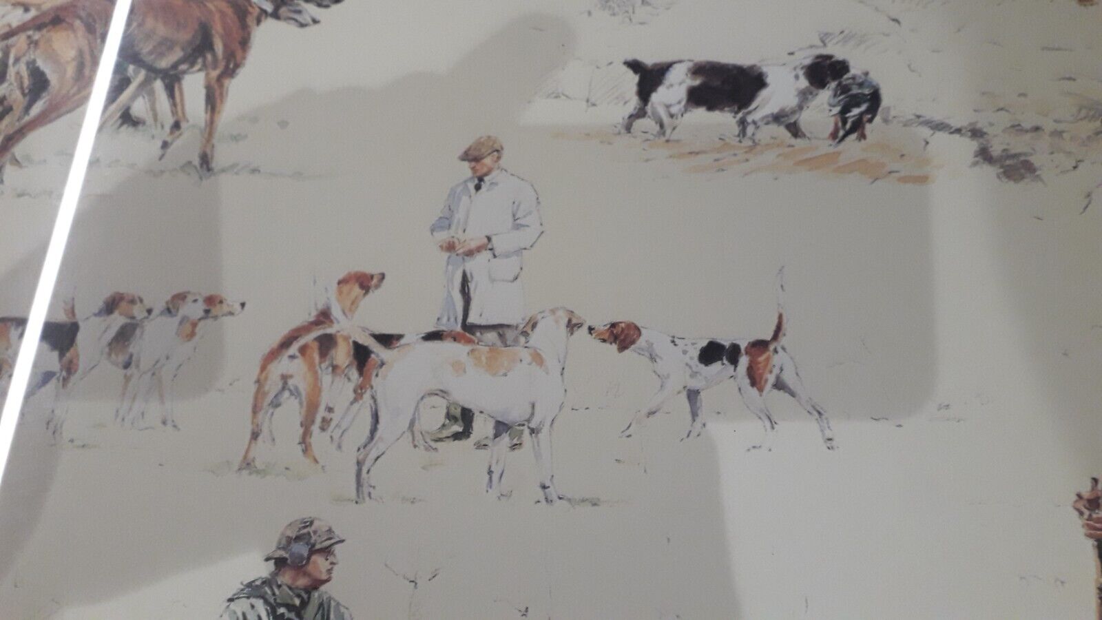 ROS GOODY ORIGIONAL DRAWING SPORTING DOGS BRITISH FIELD SPORT SOCIETY ...