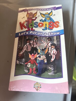 VTG Kid Songs Lets Put on a Show VHS Billy & Ruby Biggle Warner ...