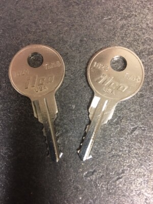 2 Stahl Truck Toolbox Lock Keys Cut to Your Code K311 thru K319 Tool ...