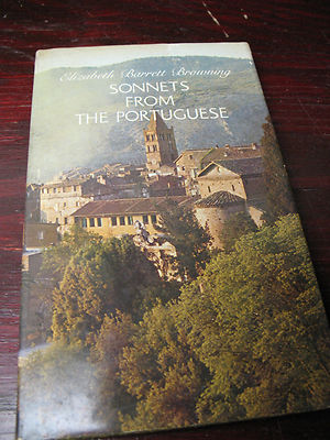 ELIZABETH BARRETT BROWNING SONNETS FROM THE PORTUGUESE HC DJ 1967 FIRST ...
