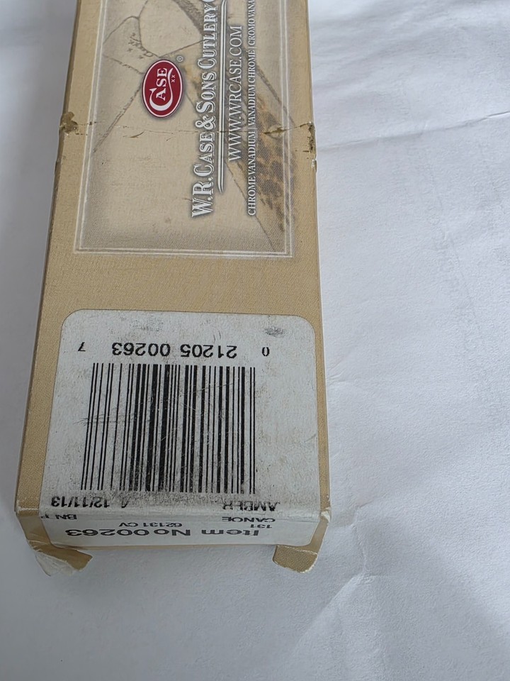 Case 2013 Amber Bone Canoe 62131cv With Box 2 Blade | eBay