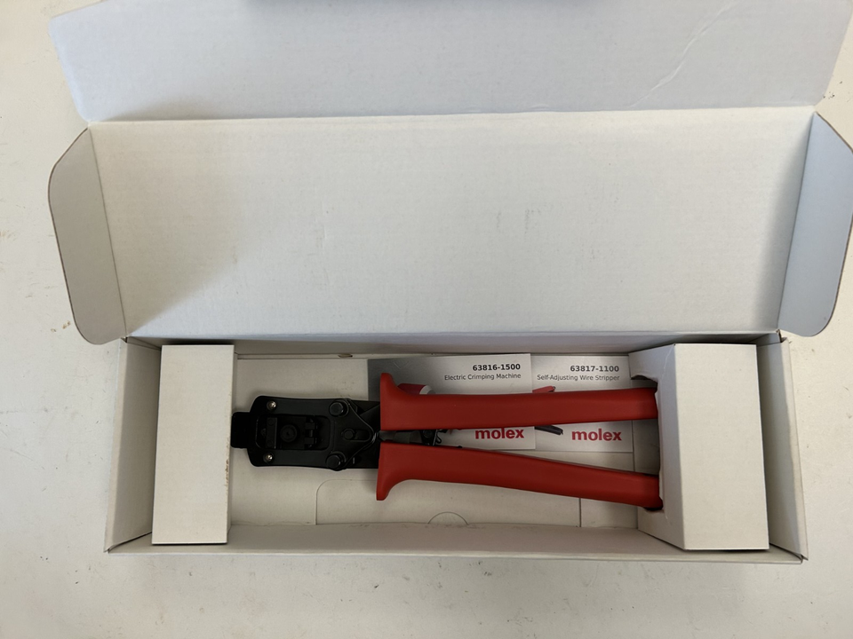 Molex Hand Tool Crimper 63819-3870 REV E New Open Box Made in Germany ...