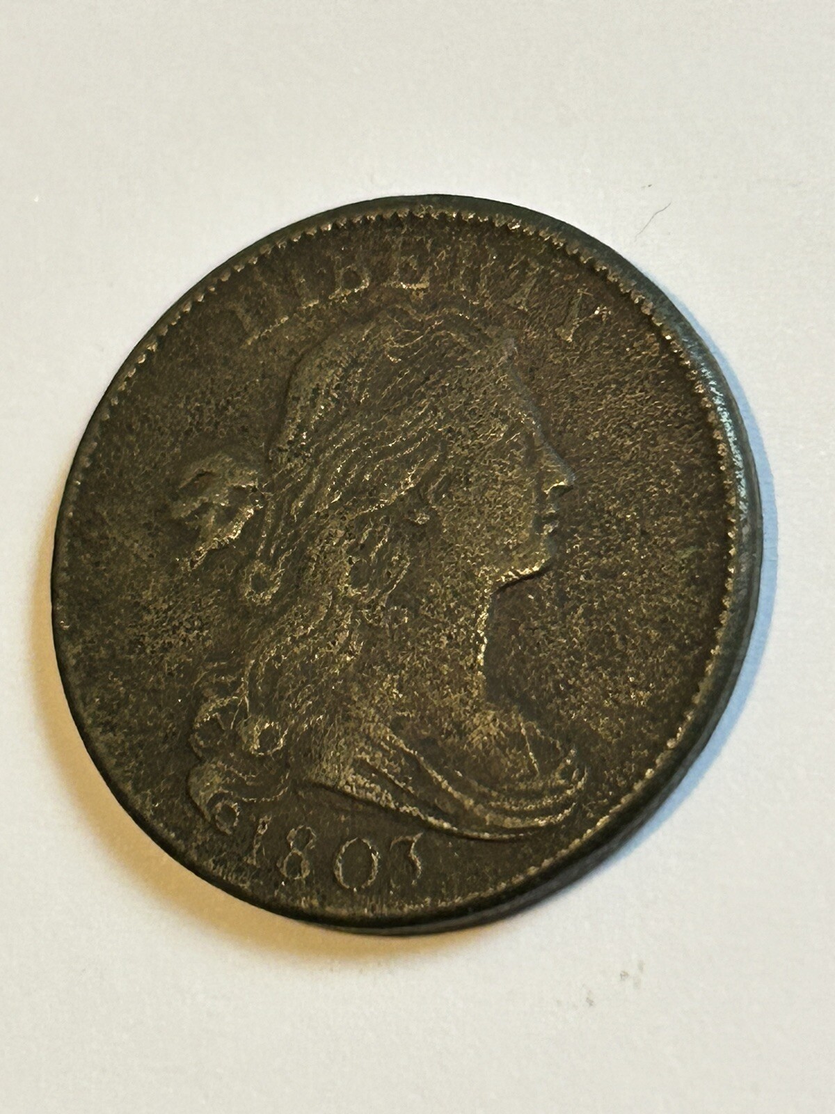 1803 Small Date, Small Fraction Draped Bust Large Cent Extra Fine XF ...