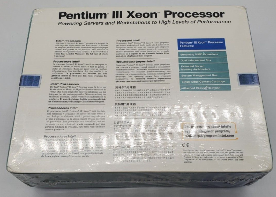Intel Pentium Iii Xeon Processor