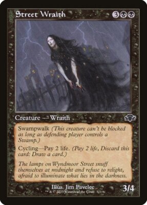 MTG Magic the Gathering Street Wraith (311/520) Dominaria Remastered LP ...