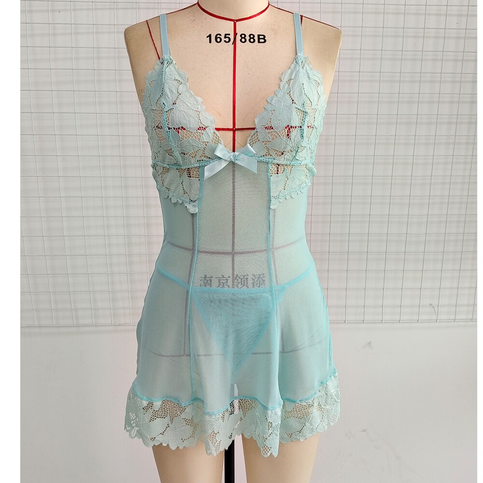 Women's Sexy Lingerie Sleepwear Babydoll Underwear Lace Dress G-String ...