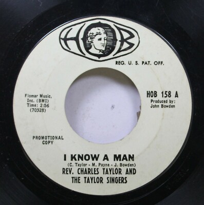 Hear! Black Gospel Soul Promo 45 Rev. Charles Taylor & The Taylor ...