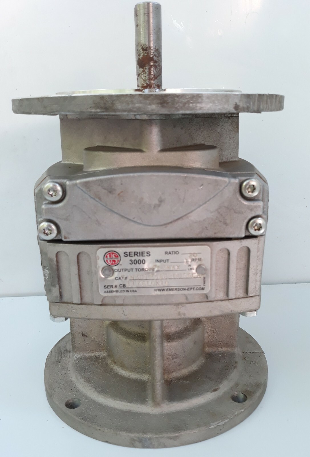 US GearMotors Speed Reducer Ratio 20 Input 1750 RPM out783 Max in lb ...