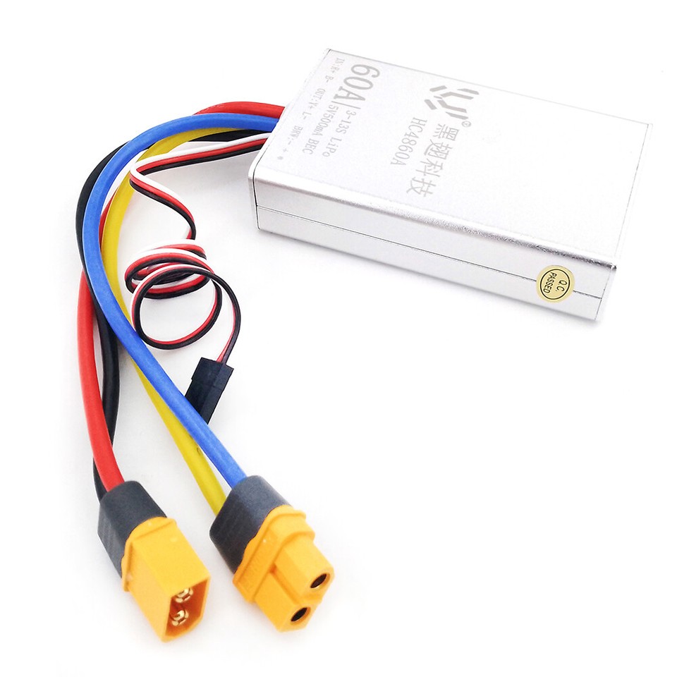 24V 36V 60A Brushed ESC Brush Motor Speed Controller fr RC Car Tank ...
