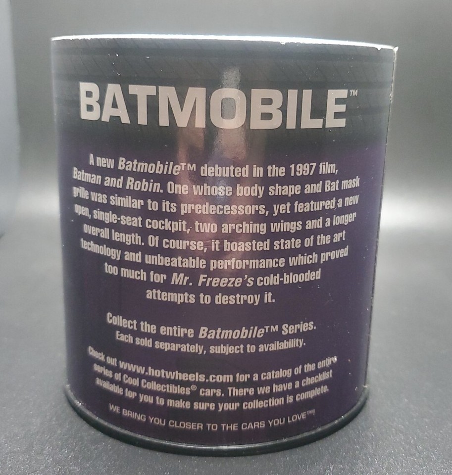 HOT WHEELS OIL CAN BATMOBILE SERIES 2 OF 3 LIMITED ED. 2649/4000 ...