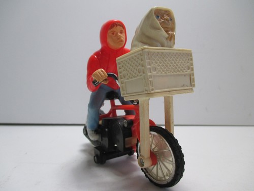 Vintage 1982 LJN Toys E.T. and Elliot on Bicycle Toy | eBay