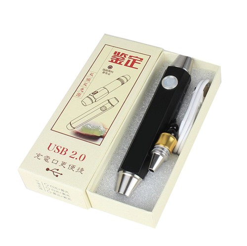 Jade Flashlight Gem LED White Light Jewelry Amber Gemstone Torch | eBay