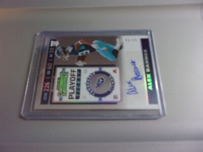 2019 Panini Contenders - Alex Barnes - 64/99 - RC/Auto/Rookie - Playoff ...