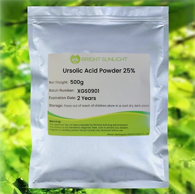 500g（18 Oz） Ursolic Acid Powder 25% Loquat Leaf Extract Powder | eBay