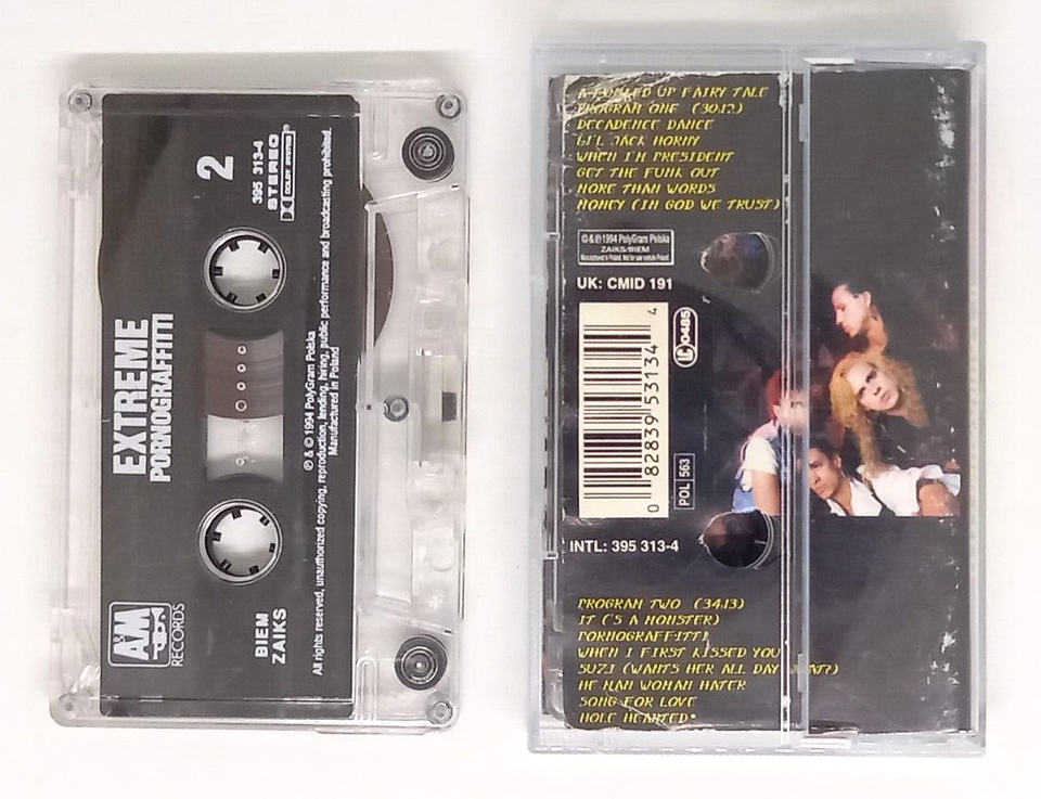 EXTREME - "EXTREME II: PORNOGRAFFITTI" - MC, K7, Tape, Audio Cassette ...