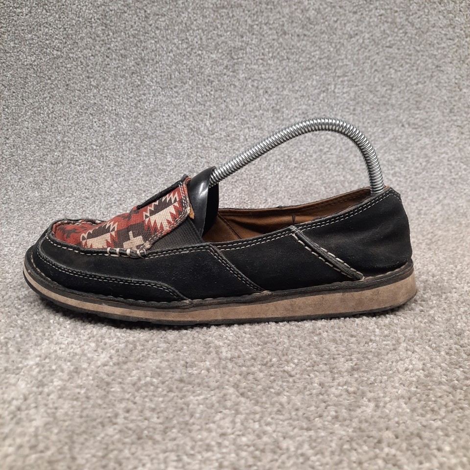 Ariat Cruiser Aztec Shoes Womens Size 9.5 B Black Red Slip On Loafer ...