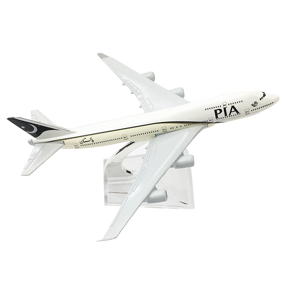 1/400 16cm B747 Airlines PIA Airplane Model Alloy Plane Diecast ...