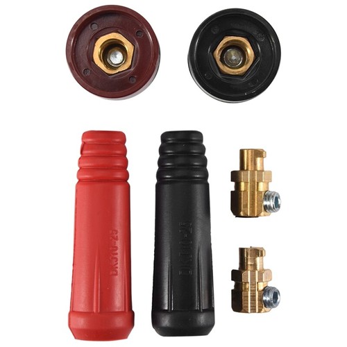 4Pcs TIG Welding Cable Panel Connector Socket Set DKJ10-25 & DKZ10 ...