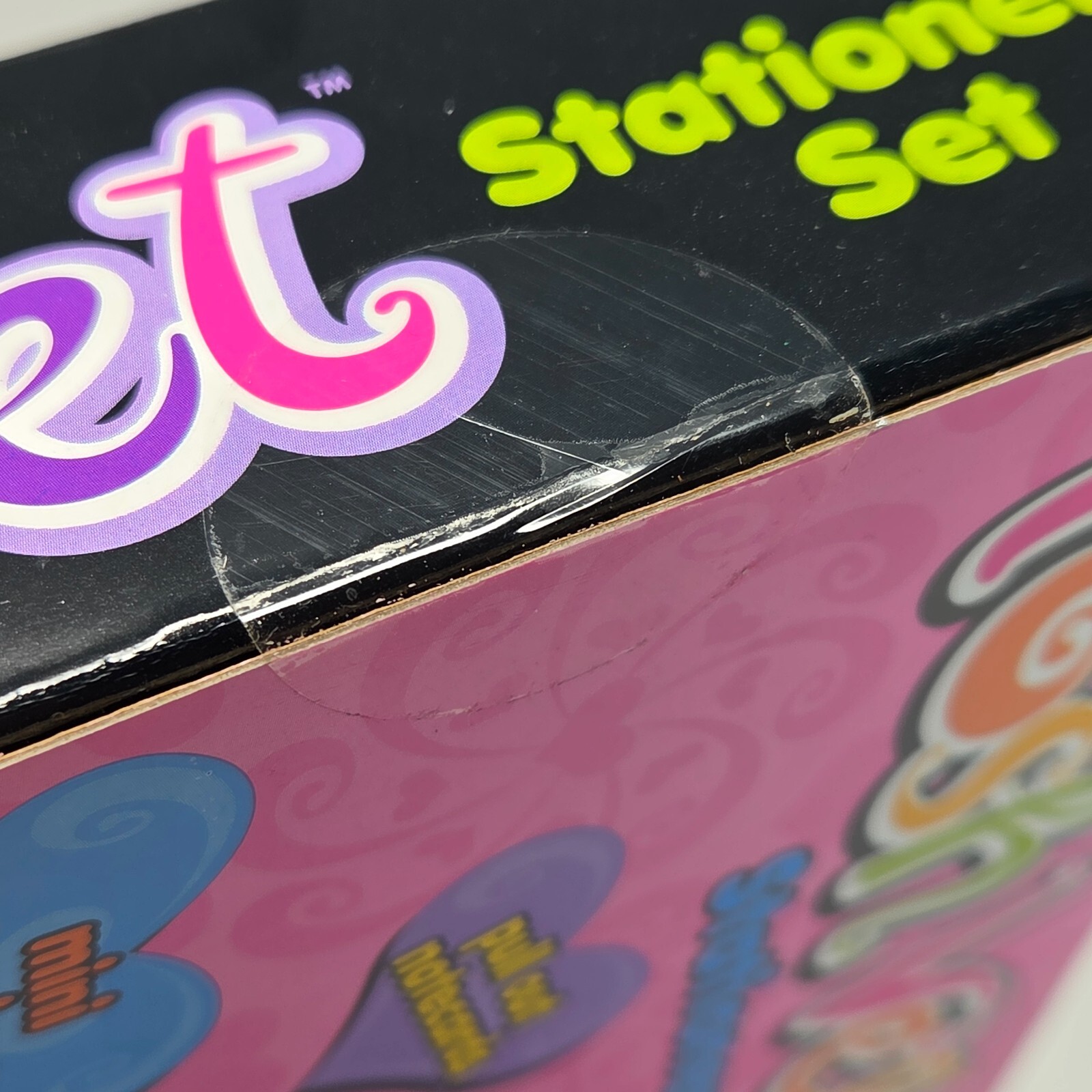 LISA FRANK POSH VELVET STATIONERY SET STICKERS MARKERS BEADS NEW SEALED ...