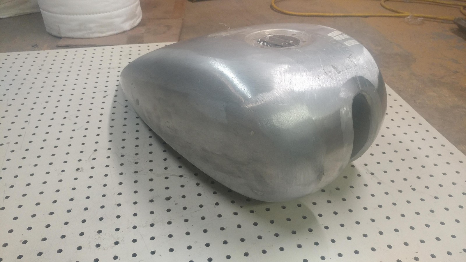 RAW HARLEY DAVIDSON CHOPPER CUSTOM ALUMINUM GAS TANK FUEL TANK | eBay