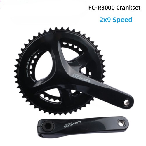 Road Bike Crankset 2*9-Speed 50-34T 165MM/170MM/175MM Bicycle Chainwheel | eBay