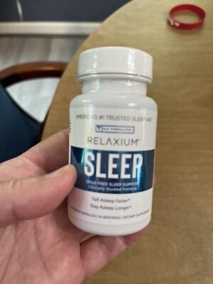 RELAXIUM SLEEP 28 Capsules - Dietary Supplement for Better Sleep - Exp ...