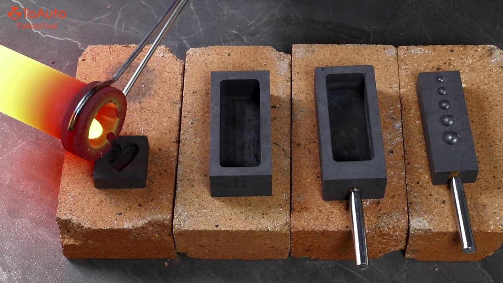 3KG Electric Metal Melting Furnace Gold Copper Aluminum Smelter Casting ...