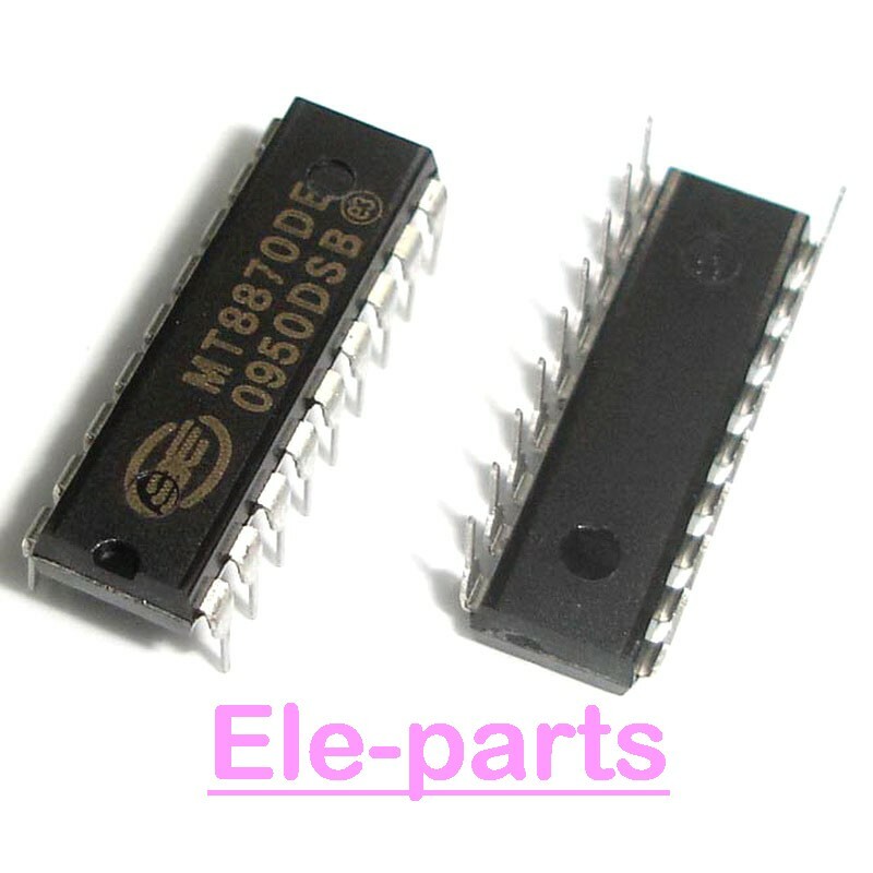 10 PCS MT8870DE DIP-18 MT8870 Integrated DTMF Receiver Integrated ...