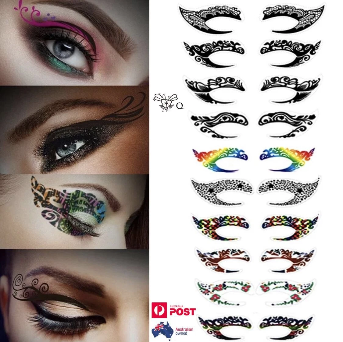 Eye Makeup Design Stickers | Saubhaya Makeup
