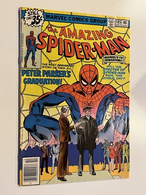 Amazing Spider Man 185 HIGH DEF SCAN PICS Combine Shipping 75c Add ...