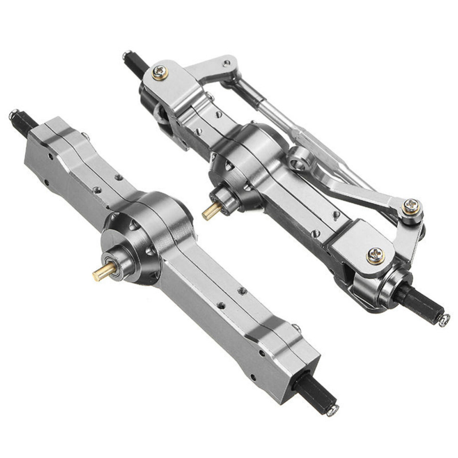 1/16 RC Car Truck Metal Front+Rear Bridge Axle Drive Shaft For WPL ...