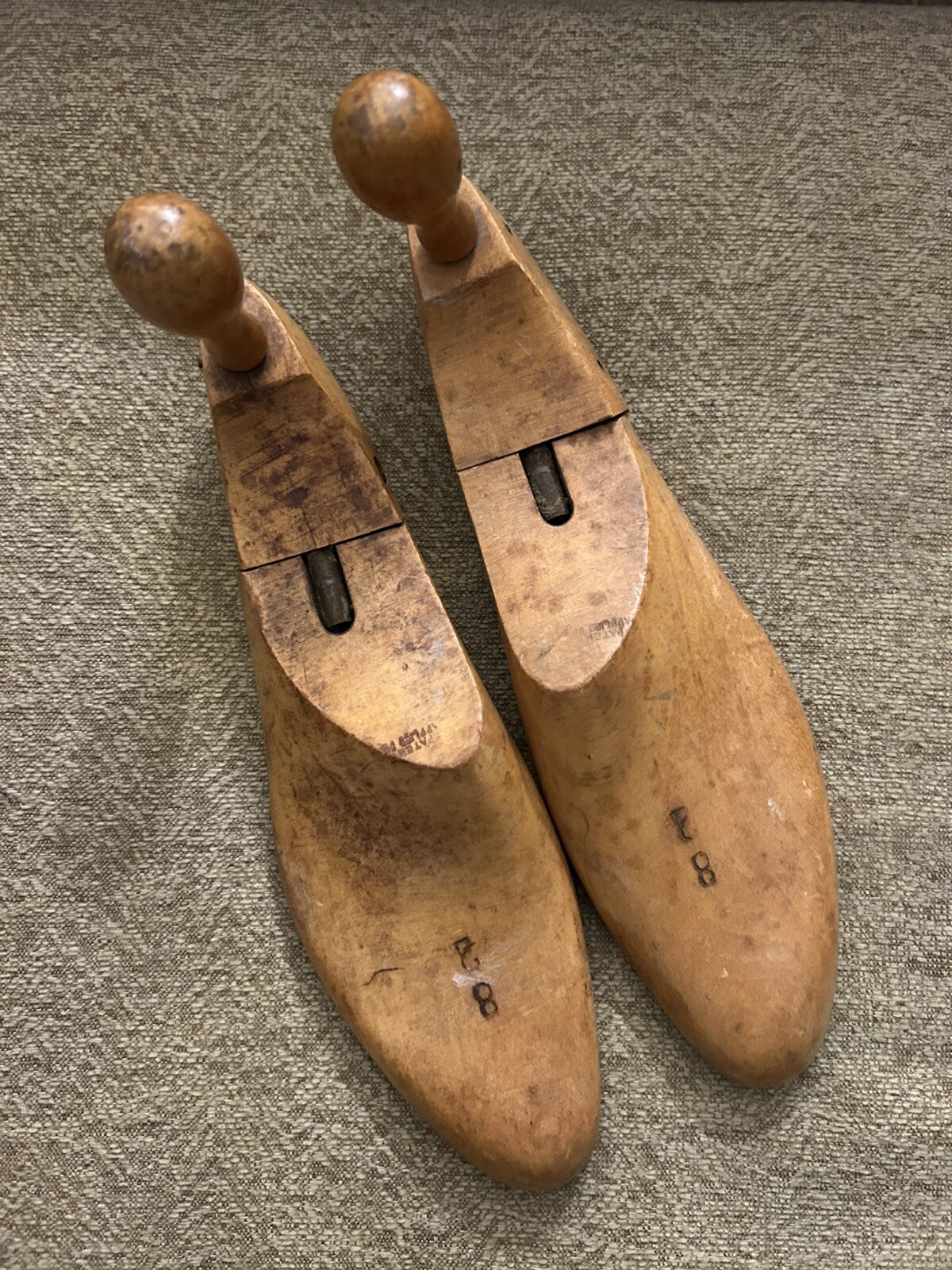 Antique OAMCO Wood Shoe Stretcher Form - Gem