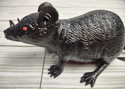 Rat Life Like Squishy Creature Stretchable Rodent Figure Toy Halloween ...
